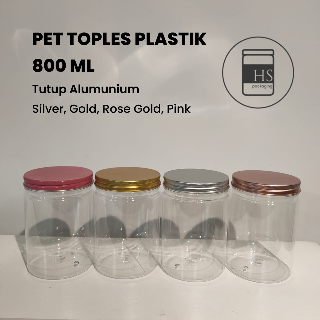 Jual HS PACKAGING - Toples Tabung Plastik 750ml | Shopee Indonesia