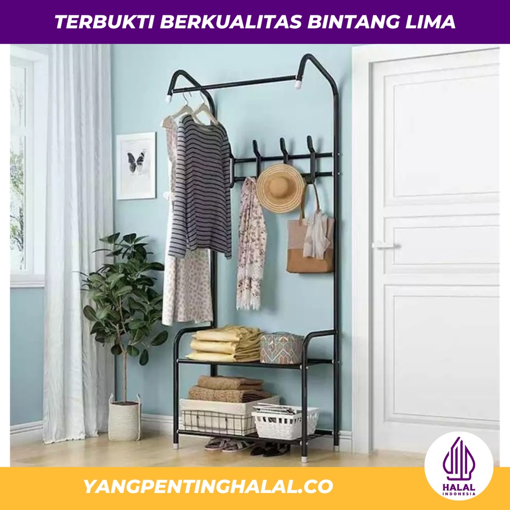 Jual Standing Hanger Gantungan Baju Serbaguna | Shopee Indonesia