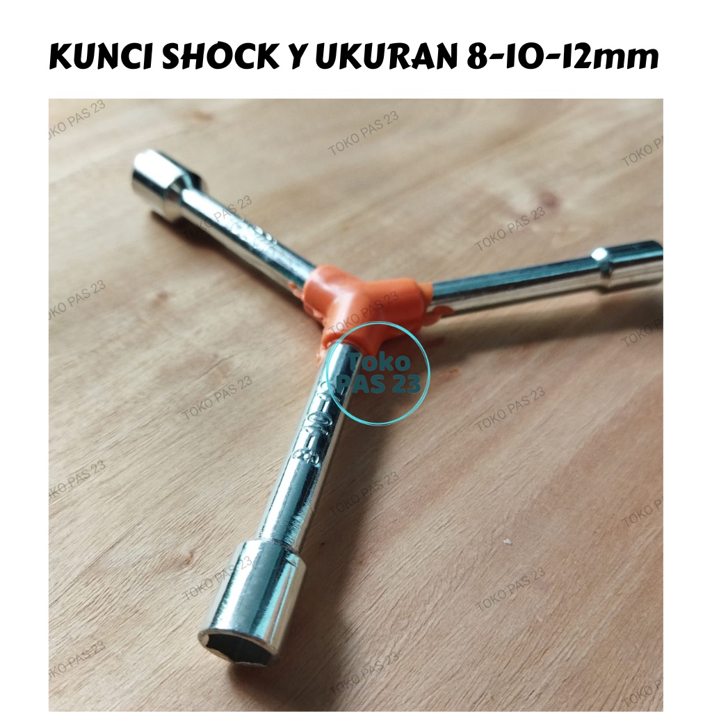 Jual KUNCI SHOCK Y UKURAN 8-10-12mm UNTUK MERAKIT BESI SIKU LUBANG ...