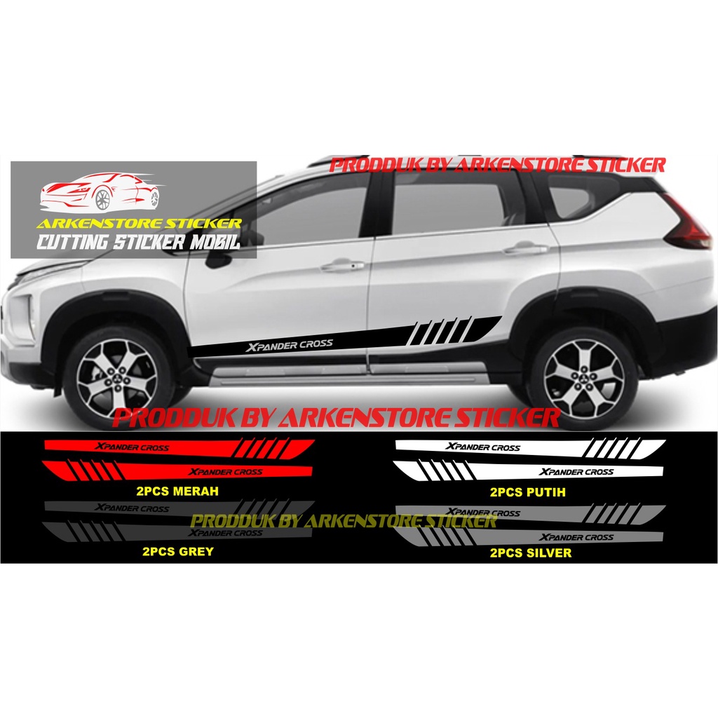 Jual STIKER STICKER MOBIL XPANDER CROSS CUTTING STICKER LIST MOBIL MITSUBISHI X PANDER CROSS ...