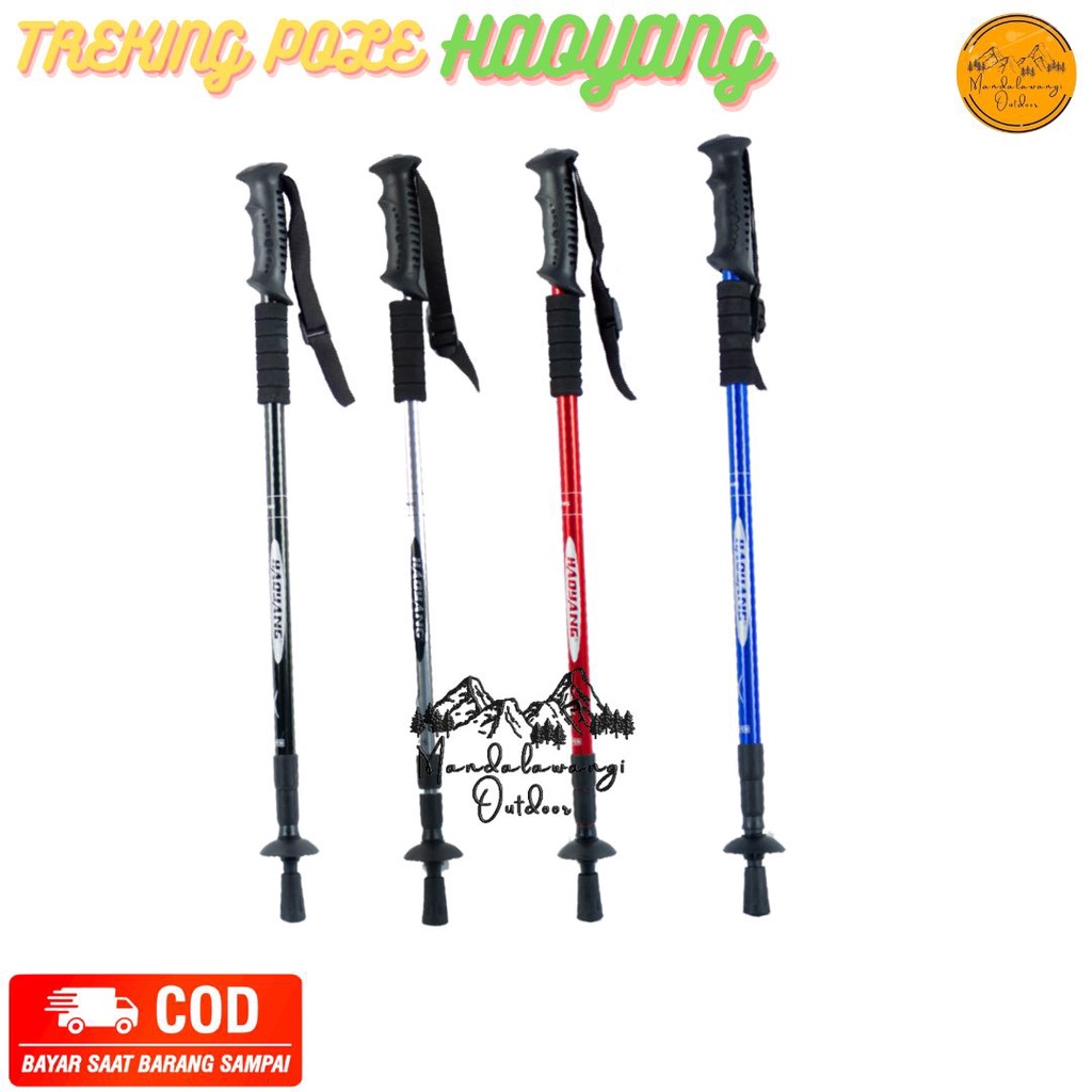 Jual TONGKAT GUNUNG TREKKING POLE TRACKING POLE HAOYANG TONGKAT MENDAKI ...