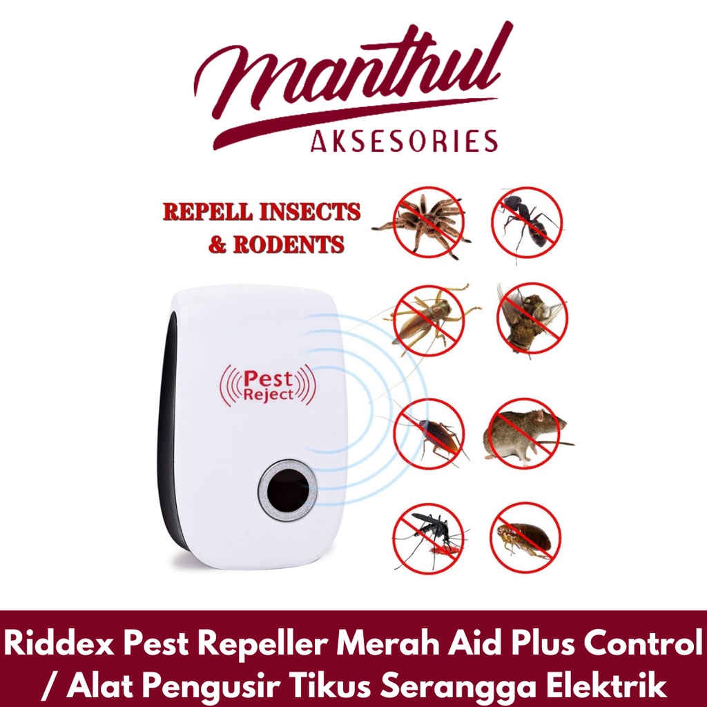 Jual Alat Pengusir Tikus Serangga /Riddex Pest Repeller | Shopee Indonesia
