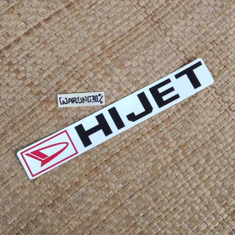 Jual Sticker logo Daihatsu Hijet 1000 repro dari sempel ori | Shopee ...