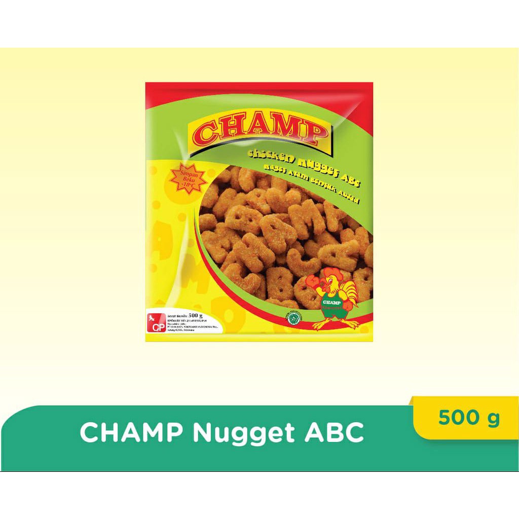 Jual Champ Chicken Nugget ABC / Nugget Ayam Bentuk Huruf / Makanan ...