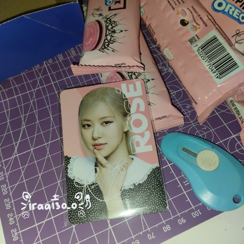Jual PHOTOCARD ROSE OREO X BLACKPINK (09) [limited edition] | Shopee ...