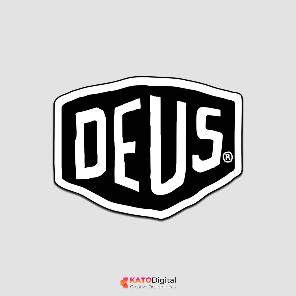 Jual Sticker Logo Deus Ex Machina Motor Helm Waterproof Stiker Deus ...