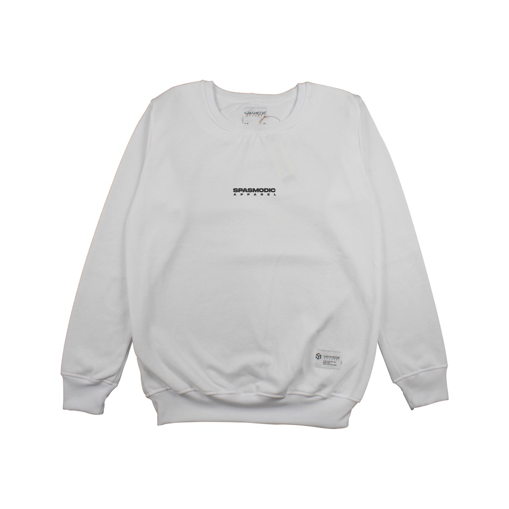 Jual Spasmodic - Sweater Crewneck Pria Wanita Putih - Calm | Shopee ...