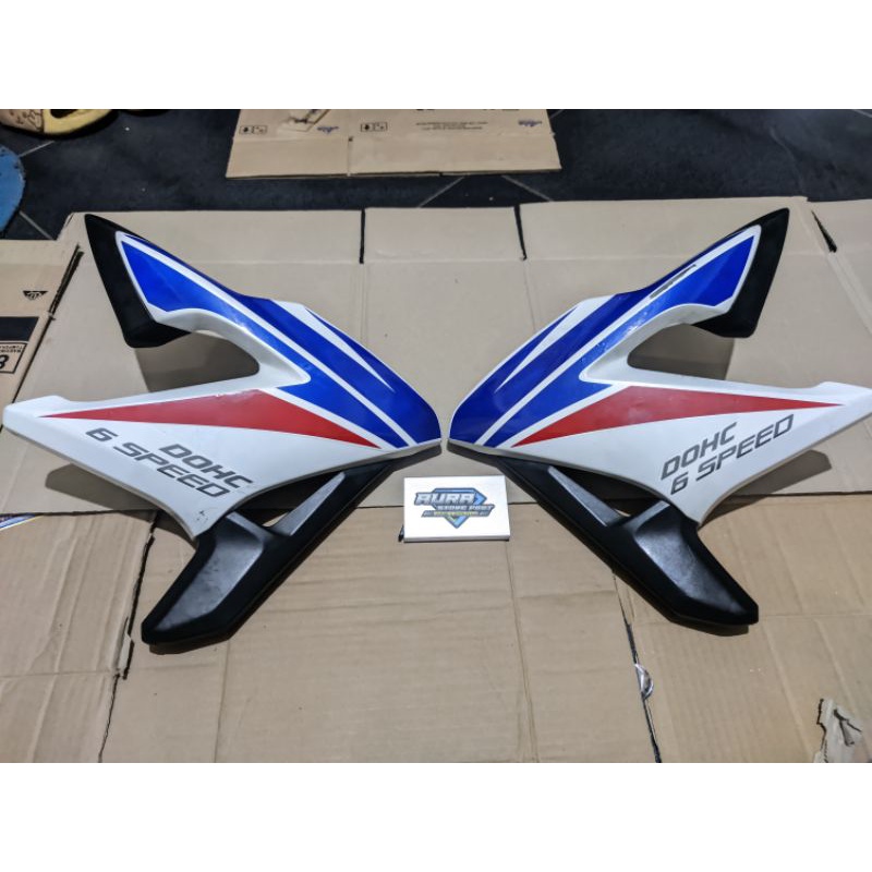 Jual Sayap tanki shroud cb150r 2014 - putih biru merah RWB | cover ...