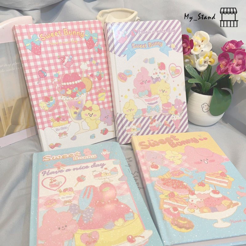 Jual Buku Diary Sweet Bunny Notebook Kelinci Jurnal Harian Full Color ...