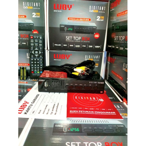 Jual STB Set Top Box LUBY DVB T2-01 T2-02 T2-03 Full HD TV digital ...