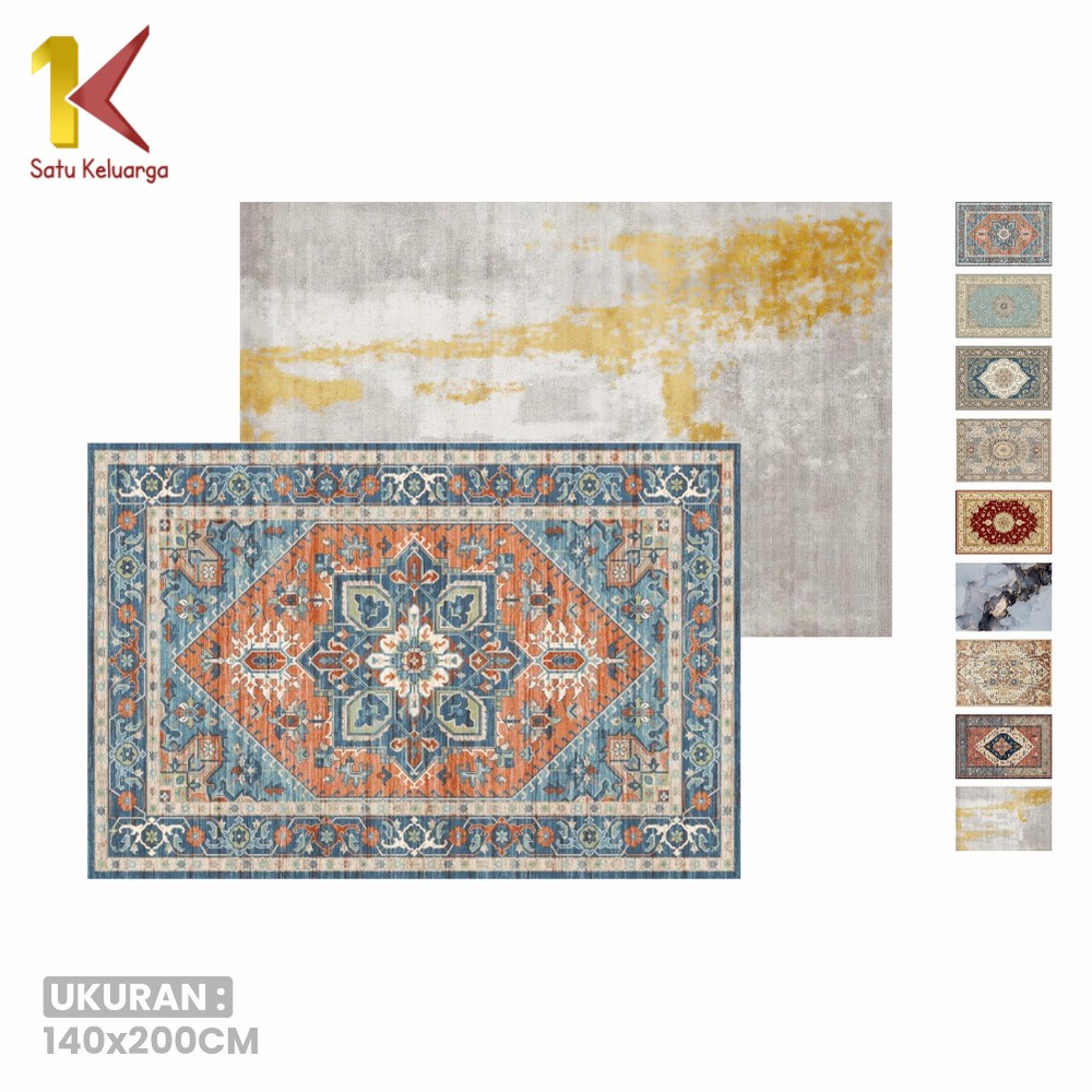 Jual Satu Keluarga Karpet Rumah Tangga European Style 140 cm x 200 cm ...