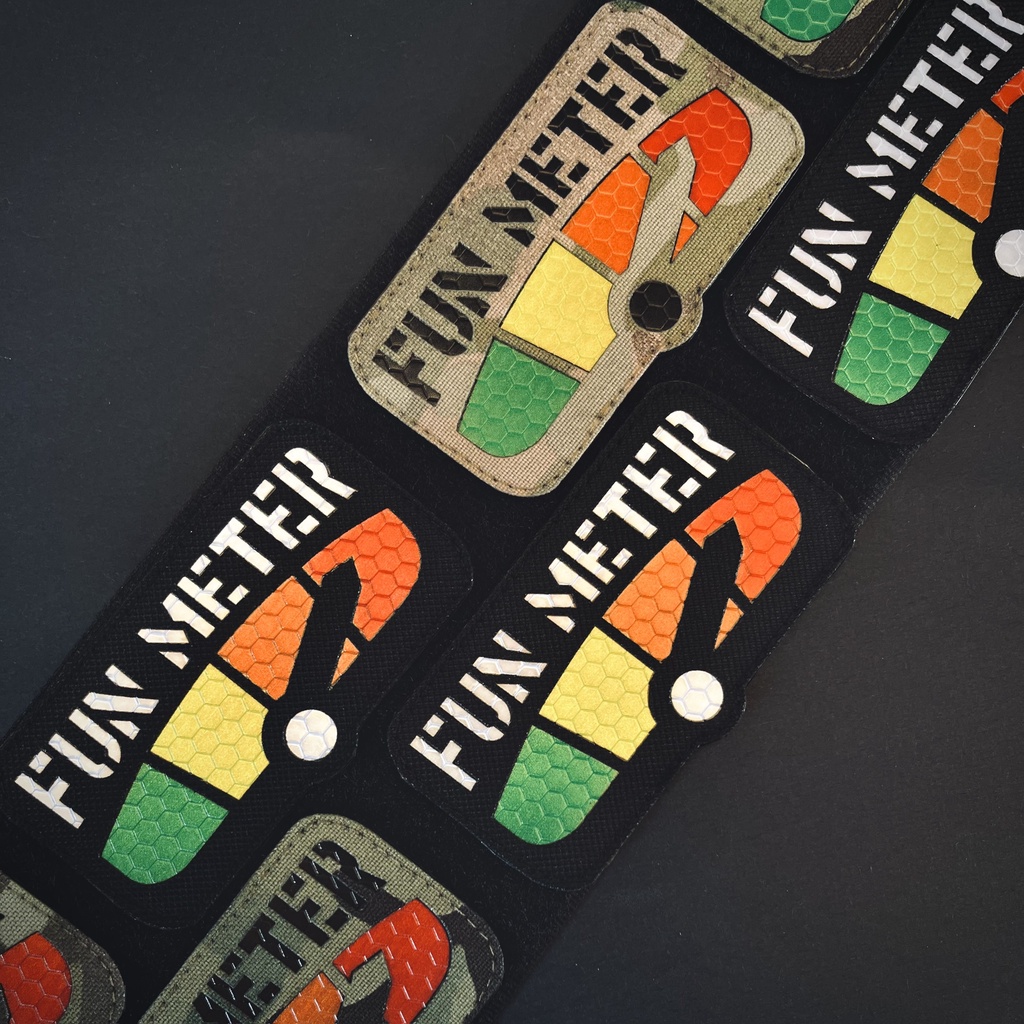 Jual Patch FUN METER Laser Cutting Include Velcro | Shopee Indonesia