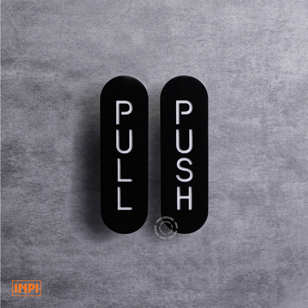 Jual Akrilik Push Pull Papan Signage Pintu Tarik Dorong - INPI House ...