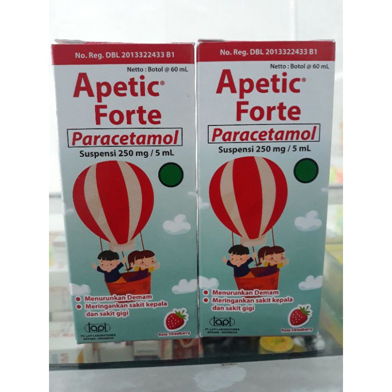 Jual APETIC DROP 60 ML / SIRUP 120 ML / FORTE SIRUP 120 ML mengandung ...