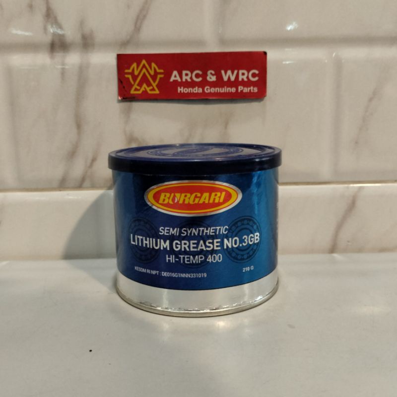 Jual GEMUK GREASE STEMPET BURGARI HI-TEMP 400 EP LITHIUM GREASE 210 GR ...