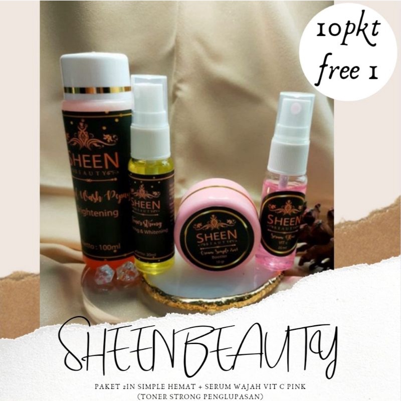 Jual SHEEN BEAUTY PAKET 2IN SIMPLE SERUM VIT C (TONER PENGLUPASAN ...