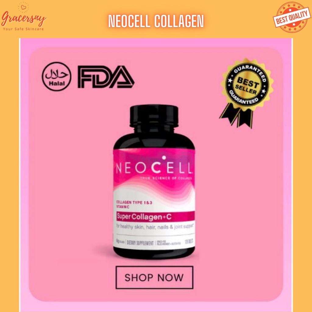 Jual NEOCELL SUPER COLLAGEN + VITAMIN C 30 TABLETS ORIGINAL | Shopee ...