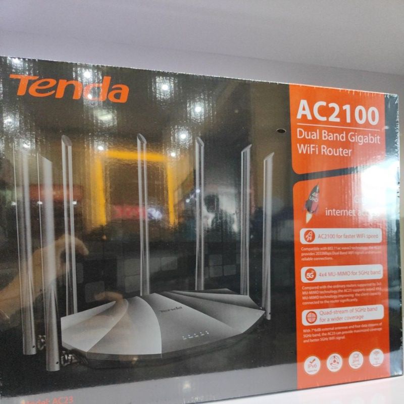 Jual Tenda AC23 AC2100 Dual Band Gigabit Wifi Router AC23 Premium ...