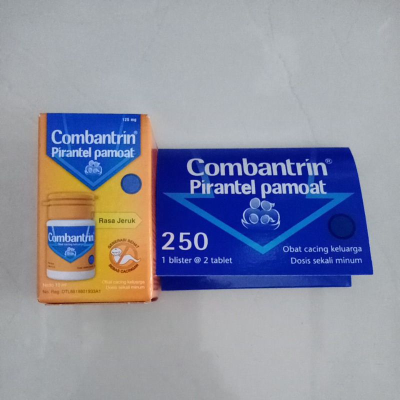 Jual Combantrin Obat cacing untuk dewasa dan anak Vermoran Me bendazole ...