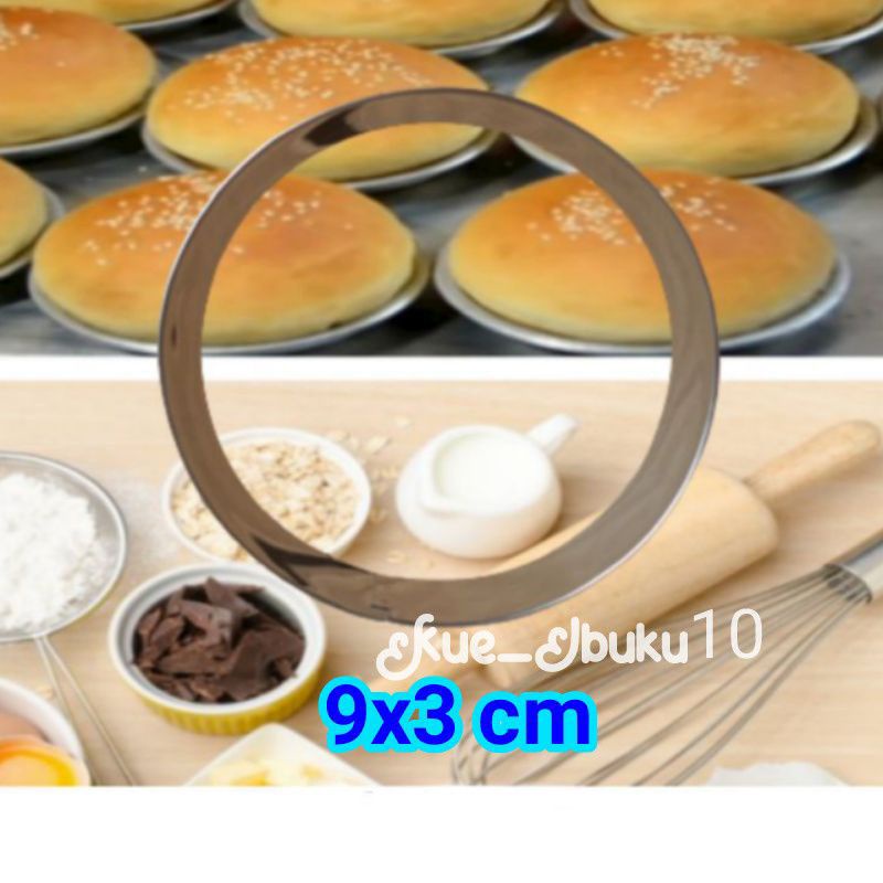 Jual 12 Pcs Ring Cromboloni Roti Bulat / Ring Burger/ Ring Cutter ...