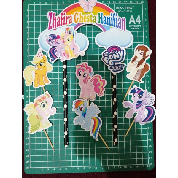 Jual topper tema kuda ponny | Shopee Indonesia