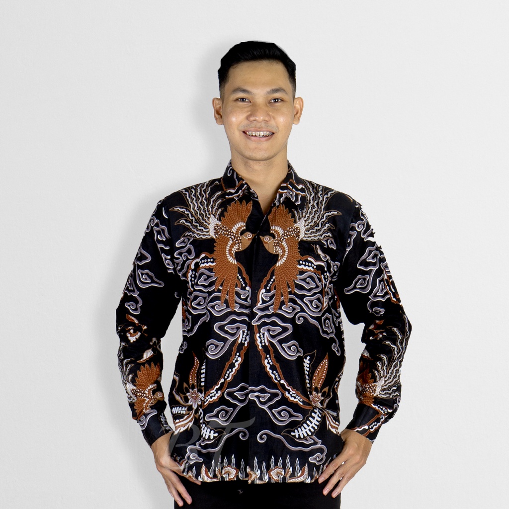 Jual BATIK TRUSMI Kemeja Lengan Panjang Batik Pria Motif Mega Mendung Tara Ckt | Shopee Indonesia