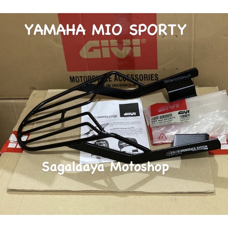 Jual BRACKET BOX MOTOR YAMAHA MIO SPORTY MR5 ORIGINAL GIVI MONORACK ...