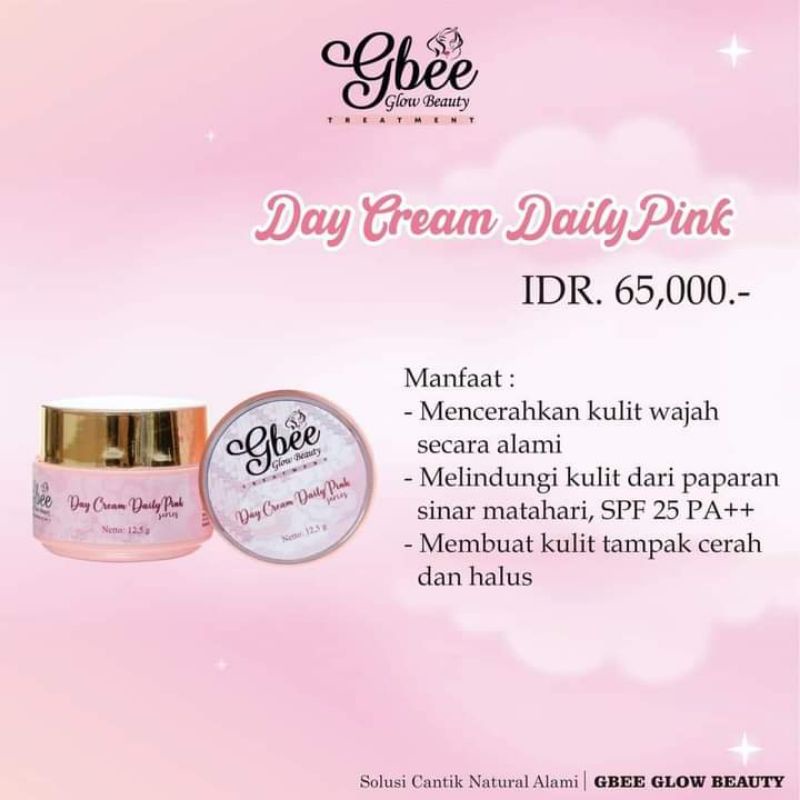Jual ( COD )Day cream pink ( gbee glowbeauty ) | Shopee Indonesia
