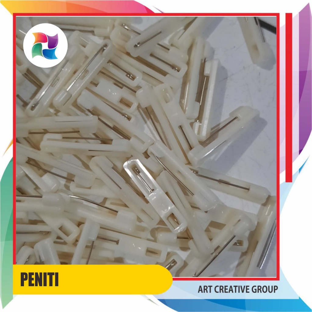 Jual PENITI NAME TAG PLASTIK 3,5 CM ( ISI 2 PCS ) - PUTIH | Shopee ...