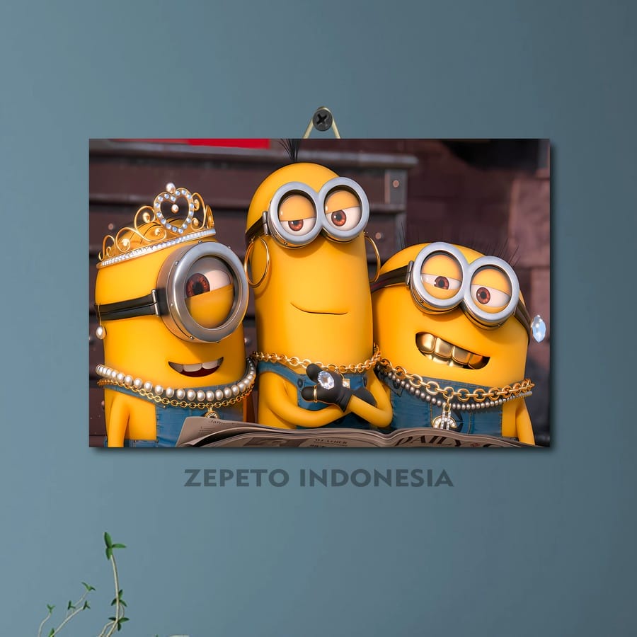 Jual DEKORASI KAMAR GAMING MOVIE GAMBAR MINION 20X30 II7OQ/VX9LU/ POSTER RUANG FILM MINION KEVIN ...
