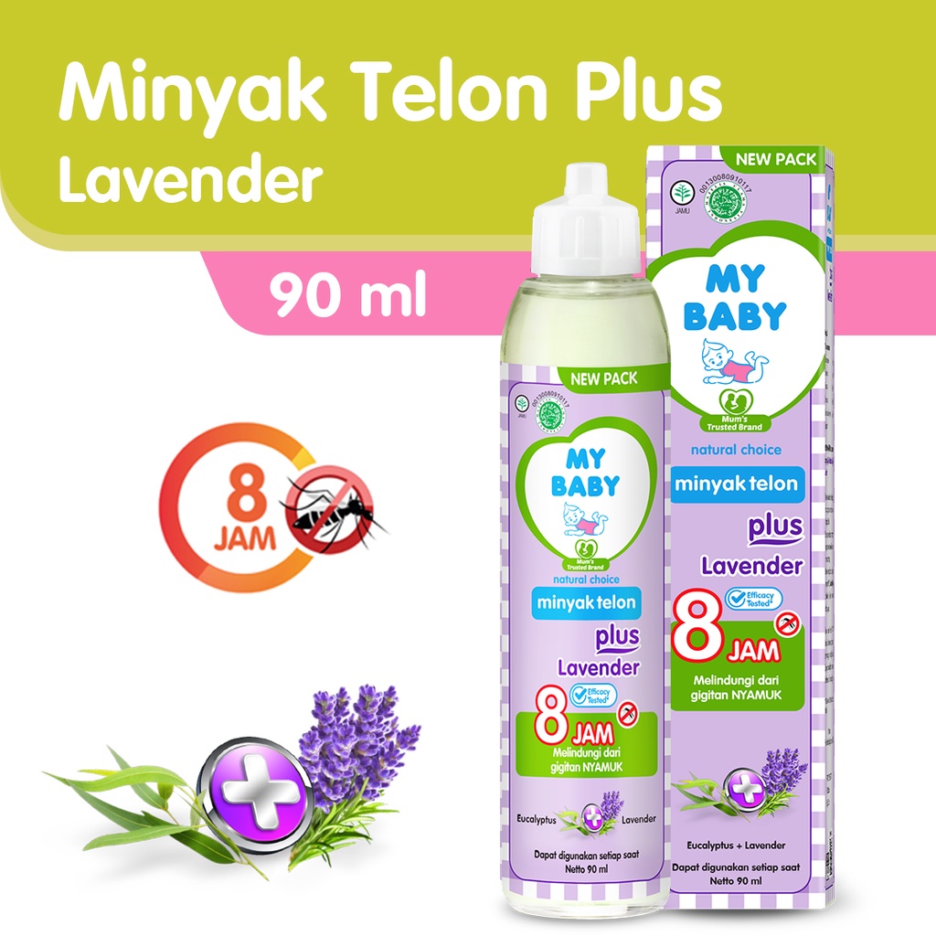 Jual MY BABY Minyak Telon Plus Lavender 90 mL - Minyak Bayi Anti Nyamuk ...