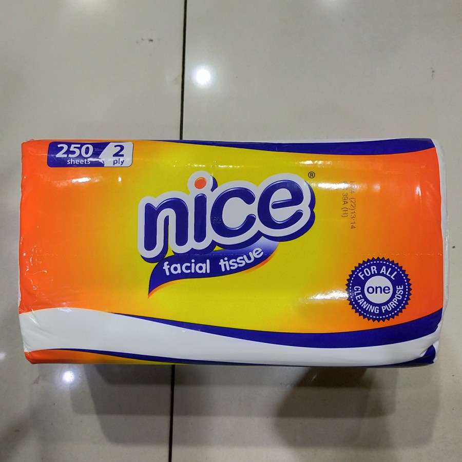 Jual Nice Facial Tissue 250 sheet 2 ply / Tisu Wajah Nice 2ply 250sheet ...