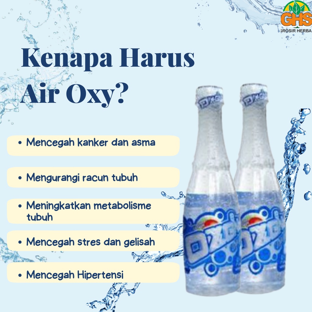 Jual Miunuman AIR OXY | OXY DRINKING WATER | OXYGEN | SATUAN OW ...