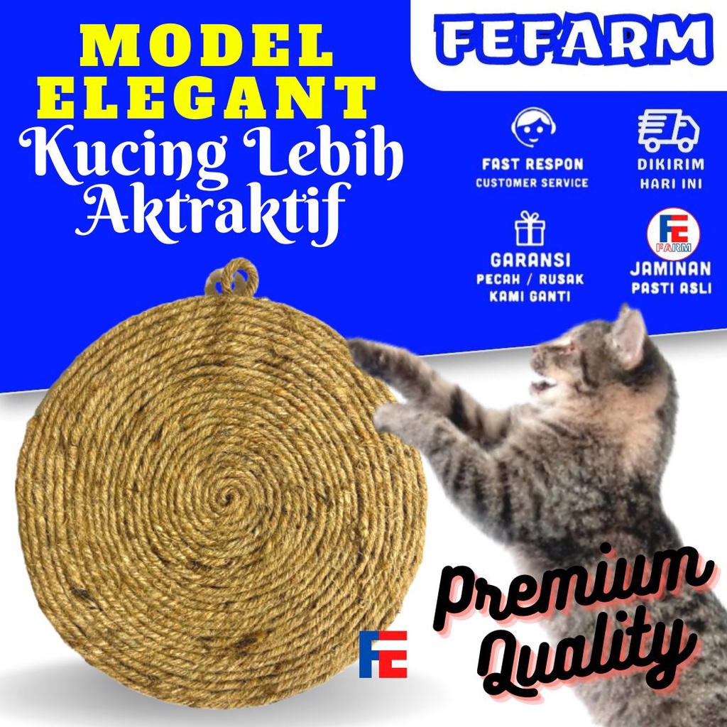 Jual Garukan Kucing Tempel Dinding Mainan kucing Cakaran Kuku Cat ...