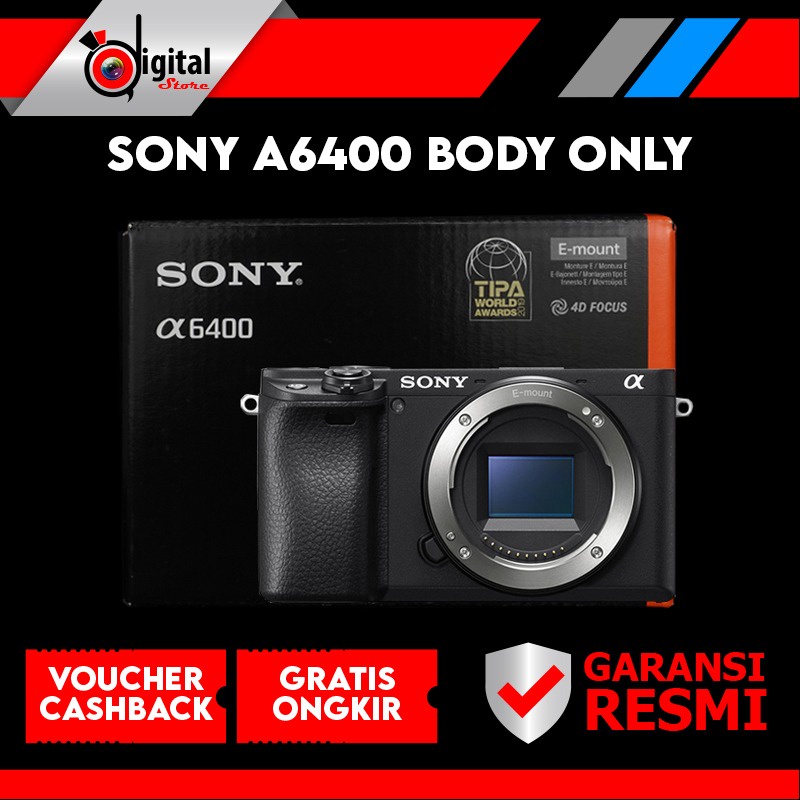 Jual Sony Alpha a6400 Mirrorless Digital Camera (Body Only) - Sony A6400 BO Body Only | Shopee ...