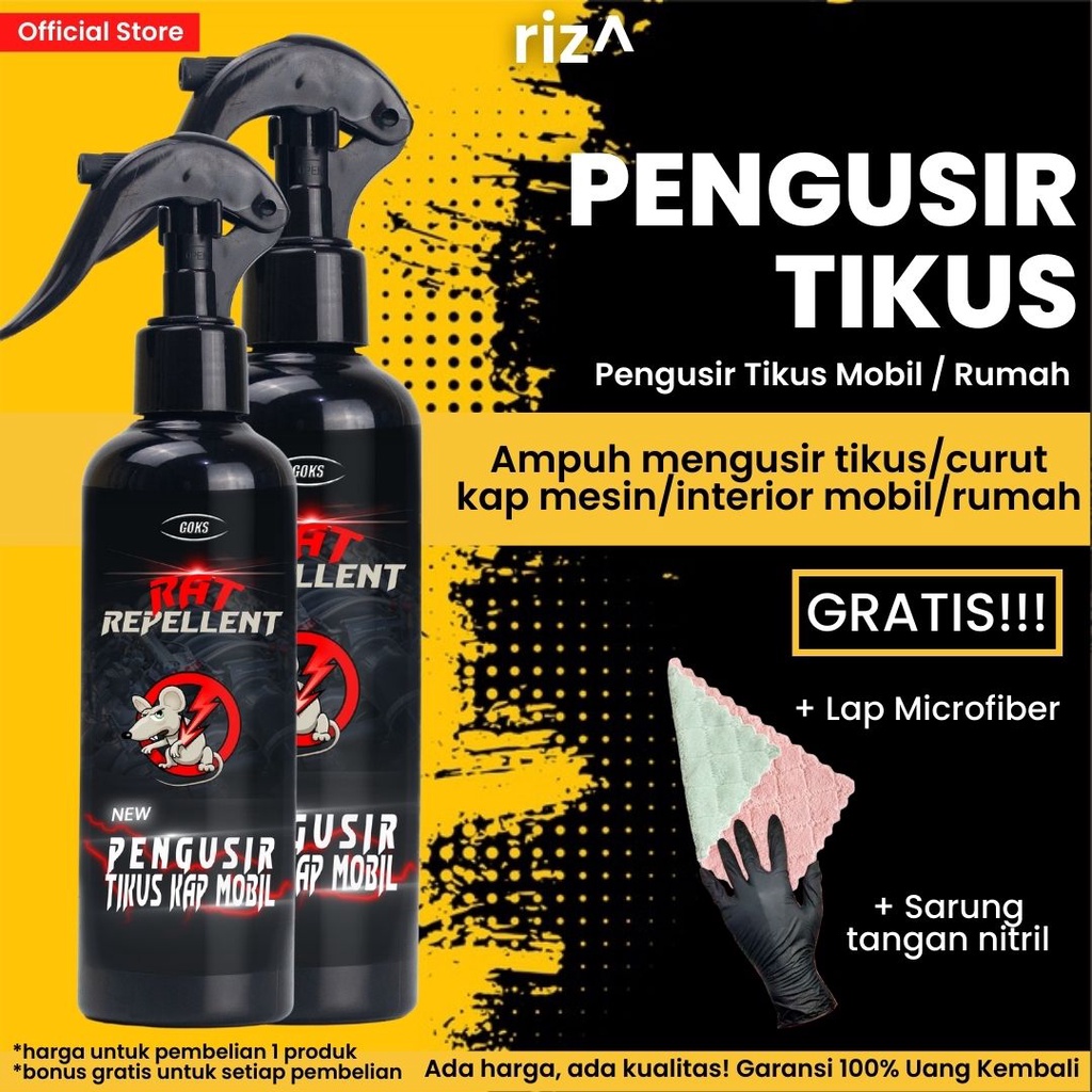 Jual Pengusir Tikus Kap Mesin Mobil Parfum Obat Pembasmi Pemusnah Curut ...