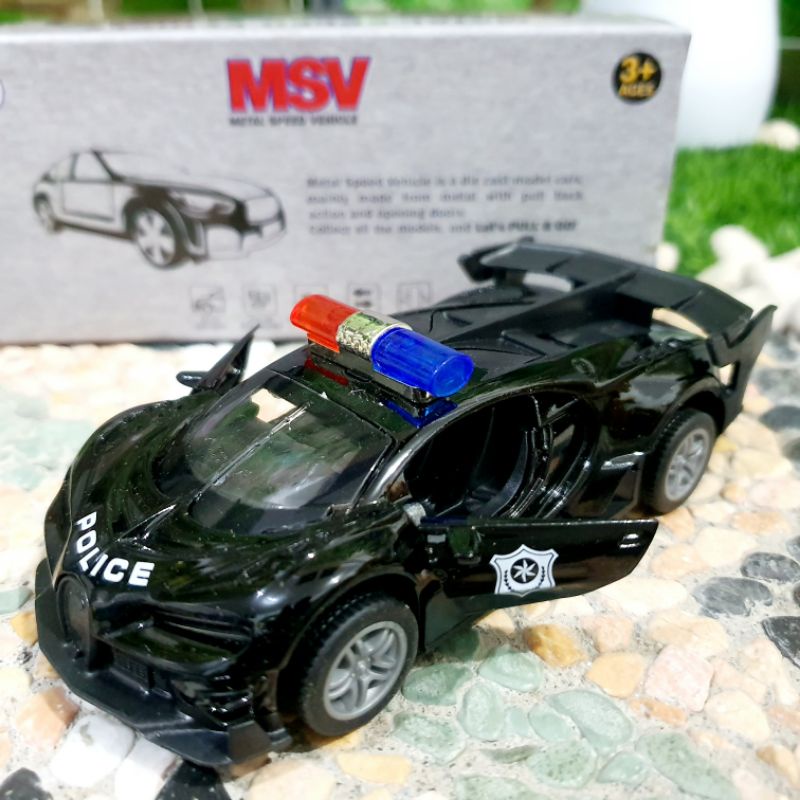 Jual DIECAST MOBIL SPORT BUGGATI POLISI BUKA PINTU - MINIATUR MOBIL ...