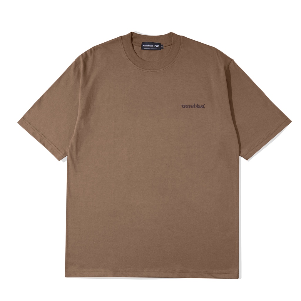 Jual Waveblast Oversize T-Shirt Basic Brown | Shopee Indonesia