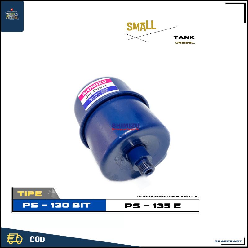 Jual SPAREPART TABUNG ANGIN POMPA AIR SHIMIZU PS 130 BIT PS 135 E ...