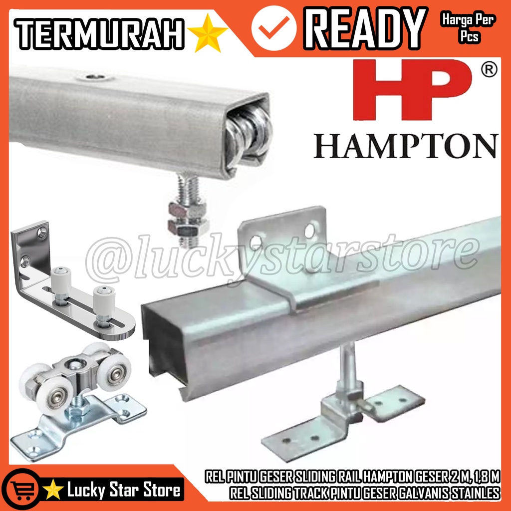 Jual REL PINTU GESER SELEDING SELEDENG SLIDING RAIL REL RIL HAMPTON ...