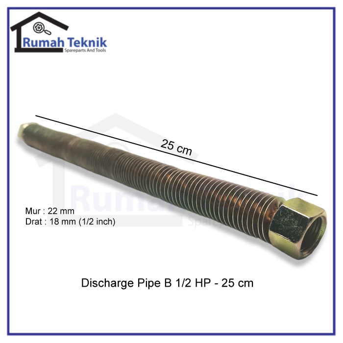 Jual Pipa Tembaga Discharge Pipe B Kompresor Angin 1/2 Hp 25 cm ...