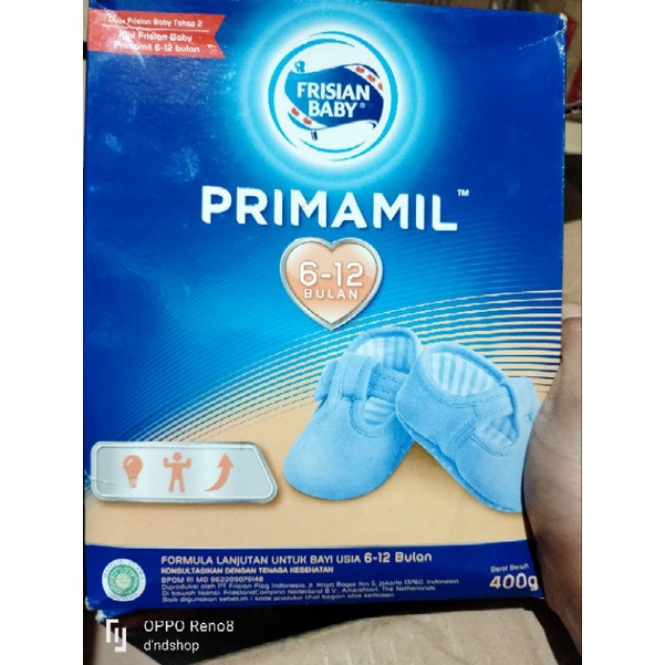 Jual primamil 6-12bln dari Frisian flag kemasan 360g | Shopee Indonesia