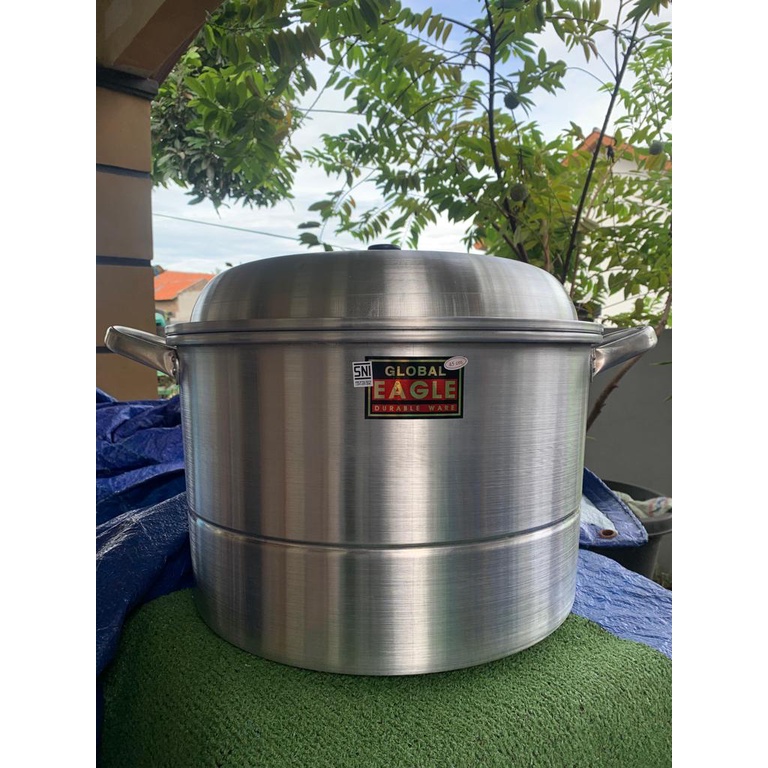 Jual Panci Serbaguna Dandang Kukus 20 Liter SuperJumbo ukuran 45 CM ...