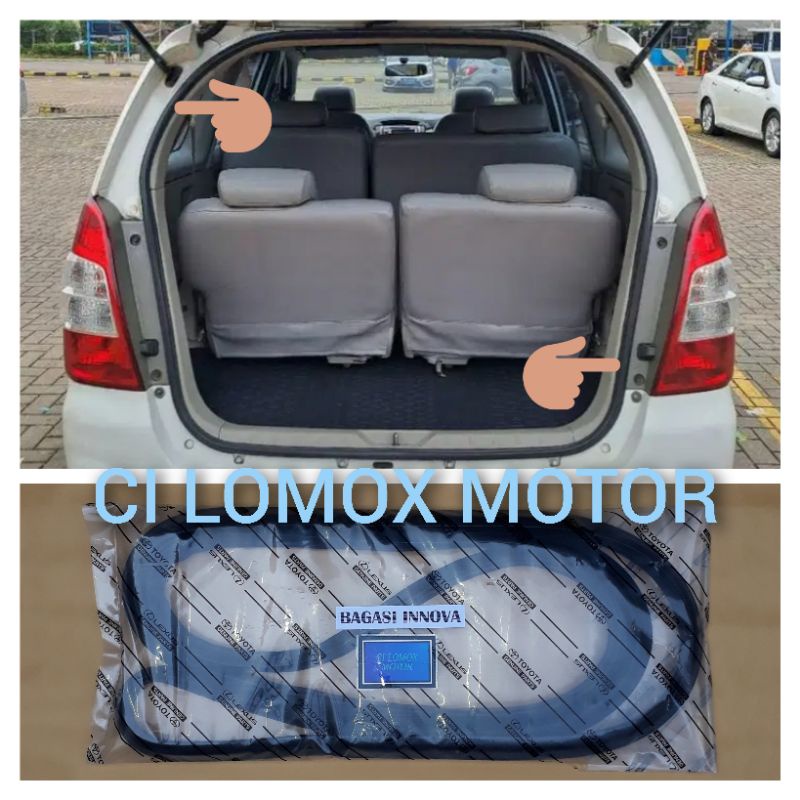 Jual karet balon body atau karet jepit peredam pintu bagasi innova pnp ...