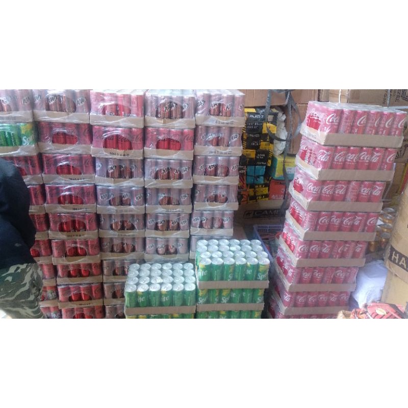 Jual coca cola / fanta / aw / sprite / cola zero dus isi 24 kaleng ...