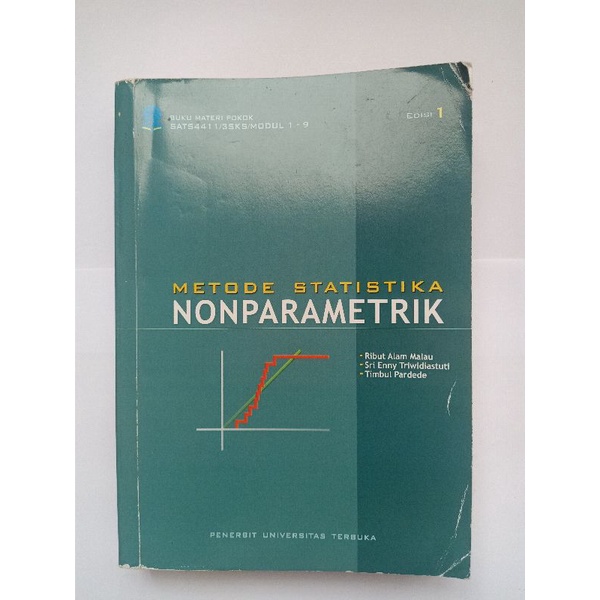 Jual Metode statistika nonparametrik - Universitas Terbuka | Shopee Indonesia