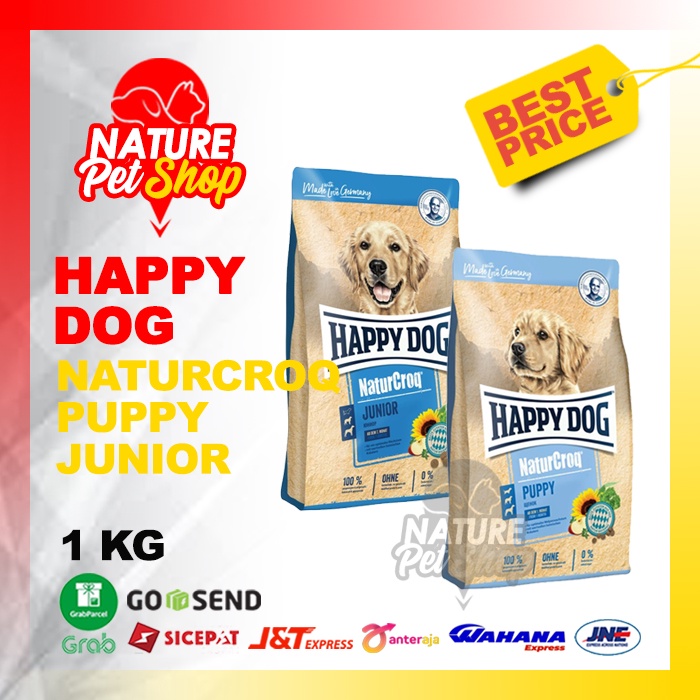 Jual HAPPY DOG NATURCROQ JUNIOR 1KG NATURCROQ PUPPY 1KG | Shopee Indonesia