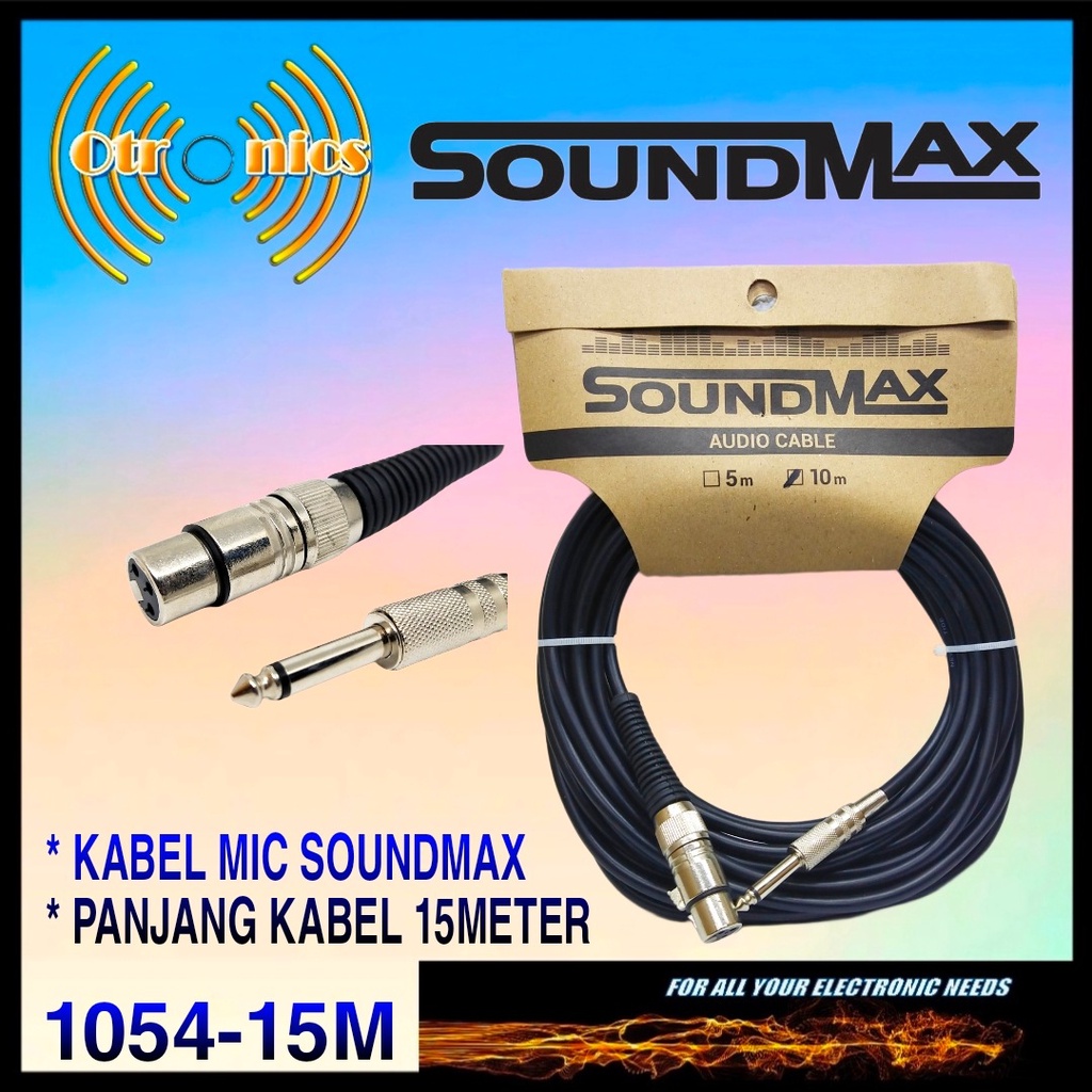 Jual Kabel Mic Soundmax 15M | Shopee Indonesia