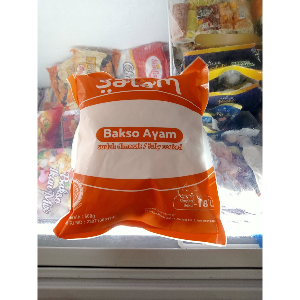 Jual SALAM Bakso Ayam Besar 500gr | Shopee Indonesia