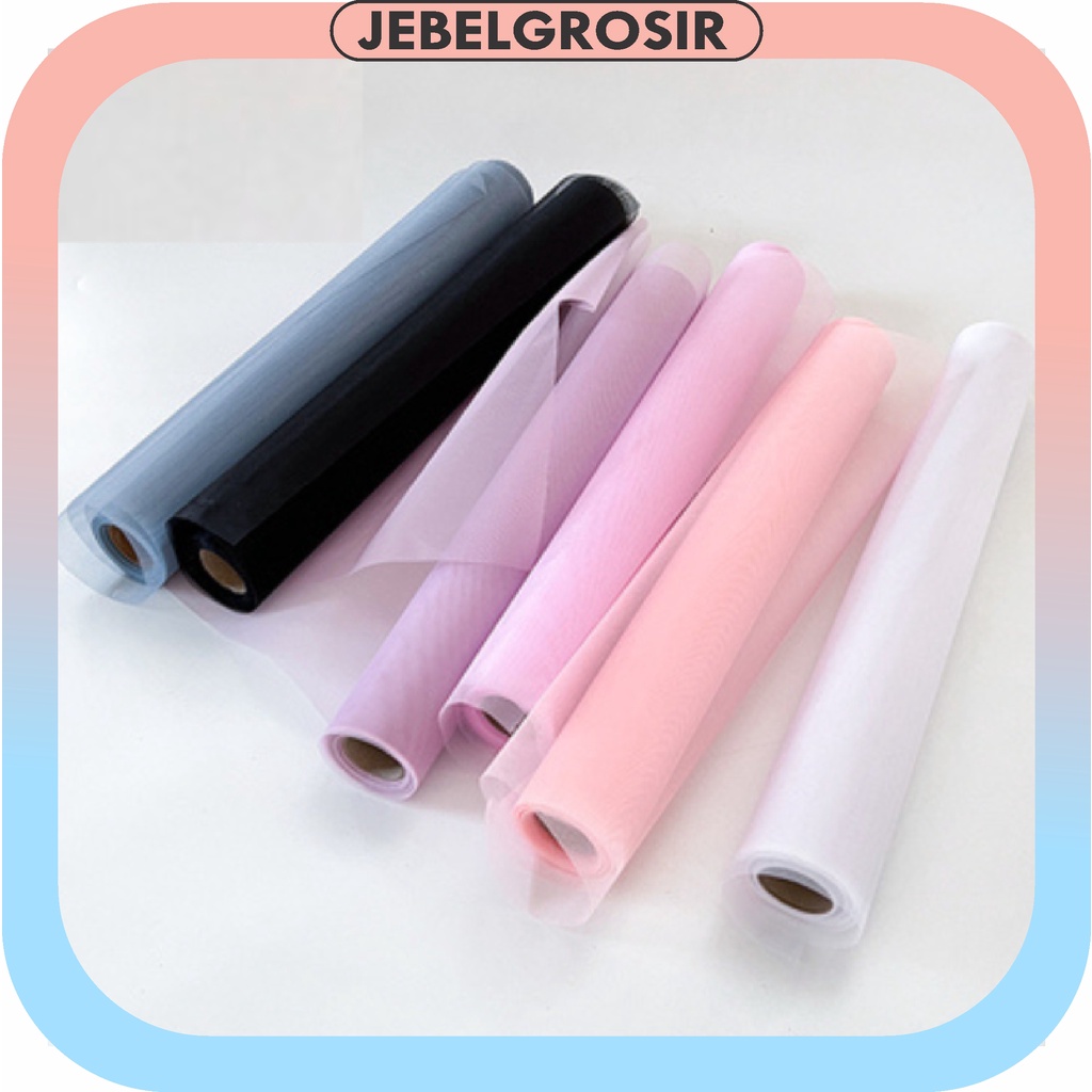 Jual Flower Wrapping Snow Tile Lembaran Kain Tile Roll Pembungkus Buket ...
